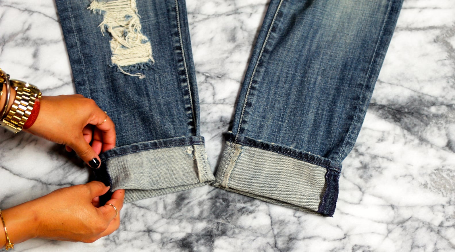 How to Cuff Your Jeans | POPSUGAR Fashion
