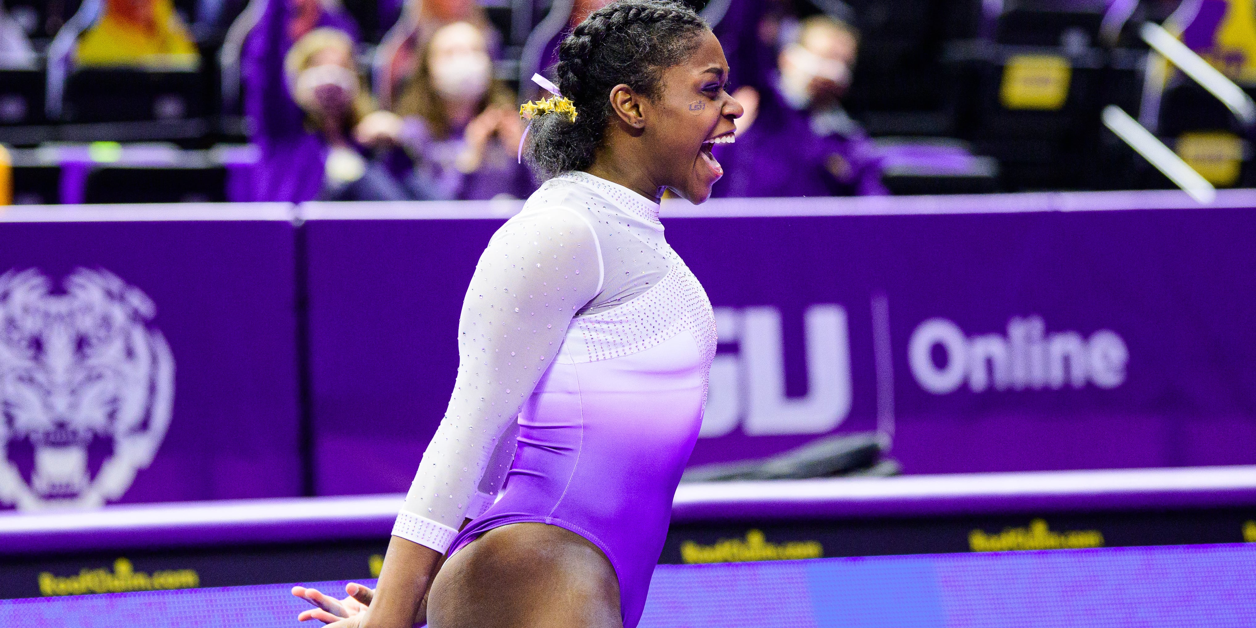 Kiya Johnson Perfect 10 Floor Routine LSU | PS Fitness