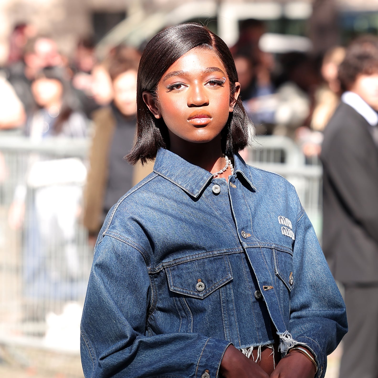 Zaya Wade's Sequin Slip Rodarte Dress For Winter Formal | PS Fashion
