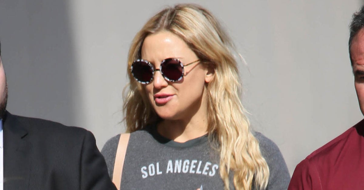 Kate Hudson at Jimmy Kimmel Live April 2016 | PS Celebrity