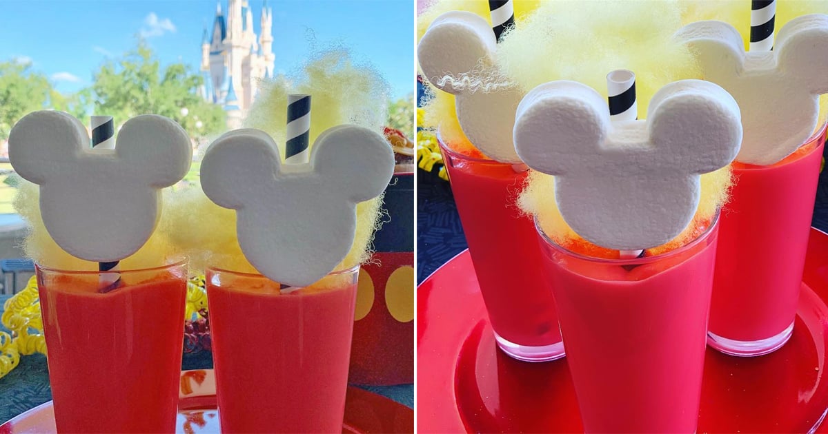 Strawberry Mickey Mouse Milkshake at Walt Disney World | PS Food