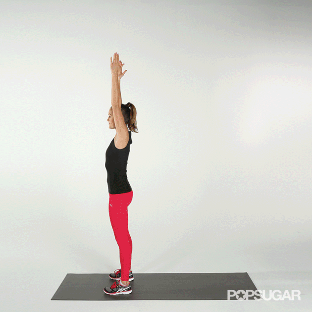 Burpees: 10 Reps | Anxiety-Relief Workout | POPSUGAR Fitness Photo 2