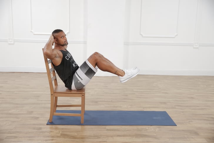 Seated Knee Raise | Seated Ab Exercises From Shaun T | POPSUGAR Fitness ...