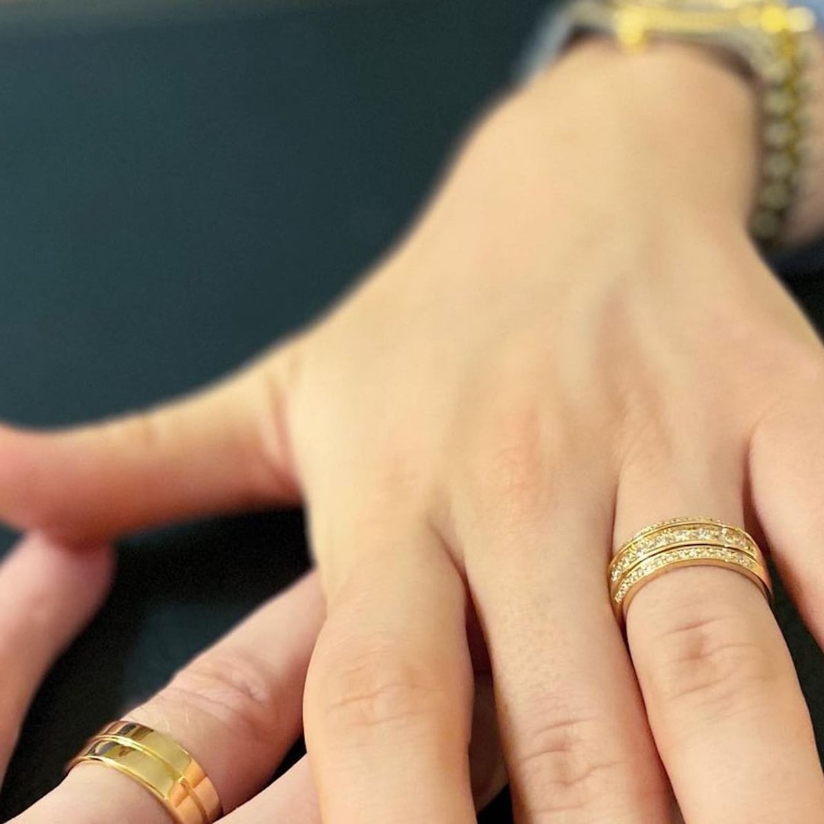 Adam Rippon and JP Kajaala's Matching Gold Engagement Rings | PS Fashion