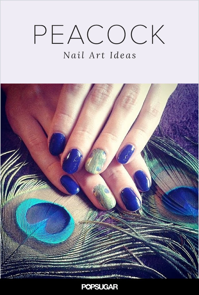Peacock Nail Art Ideas | POPSUGAR Beauty