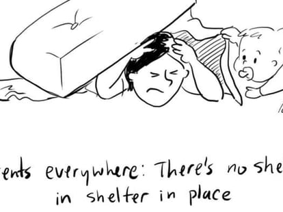 New Mom Comics Social Distancing With Family Cartoons | POPSUGAR Family