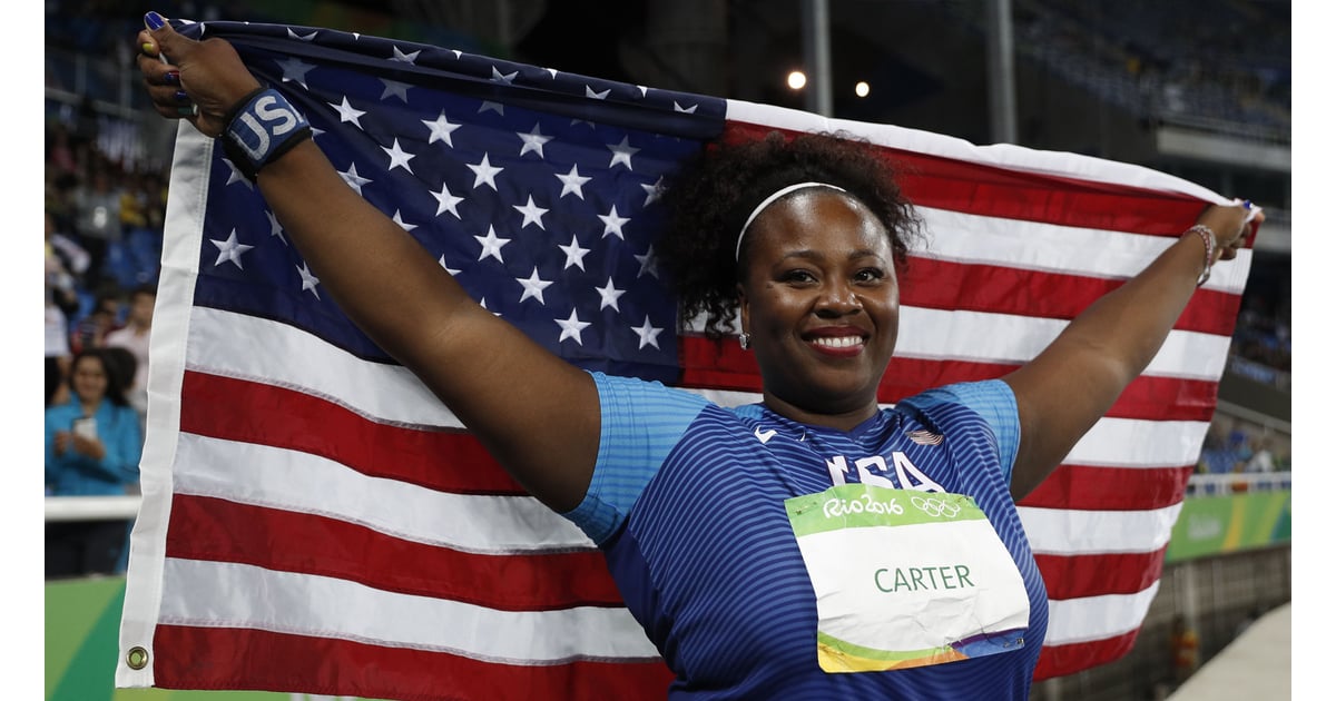 Michelle Carter Wins Olympic Gold Medal in Shot Put (Video) | POPSUGAR ...