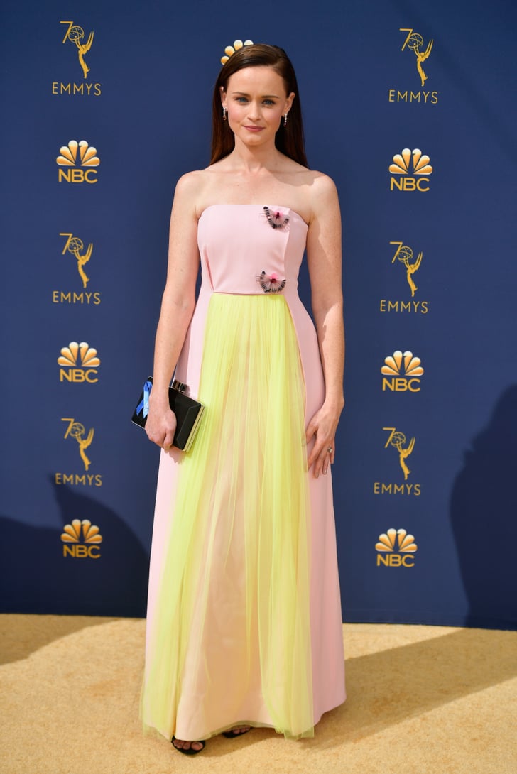 Alexis Bledel | Emmys Red Carpet Dresses 2018 | POPSUGAR Fashion UK ...