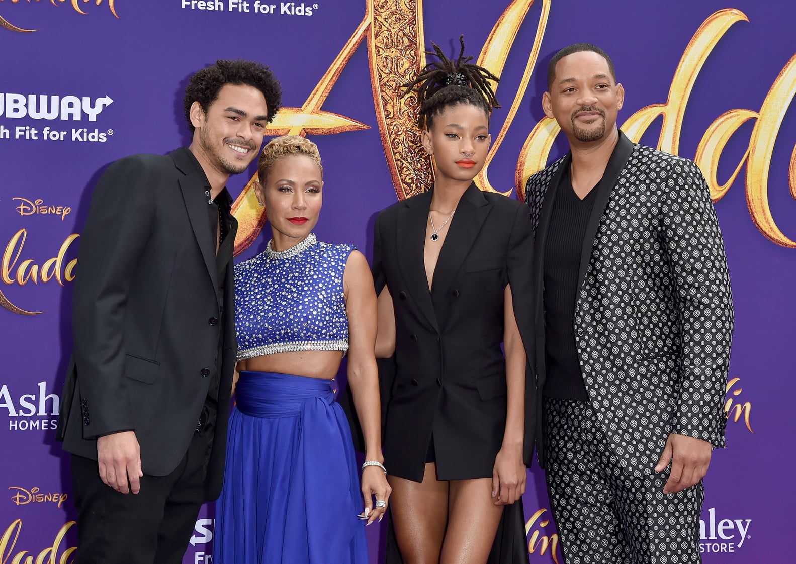 Will Smith and His Family at the Aladdin Premiere 2019 | PS Celebrity
