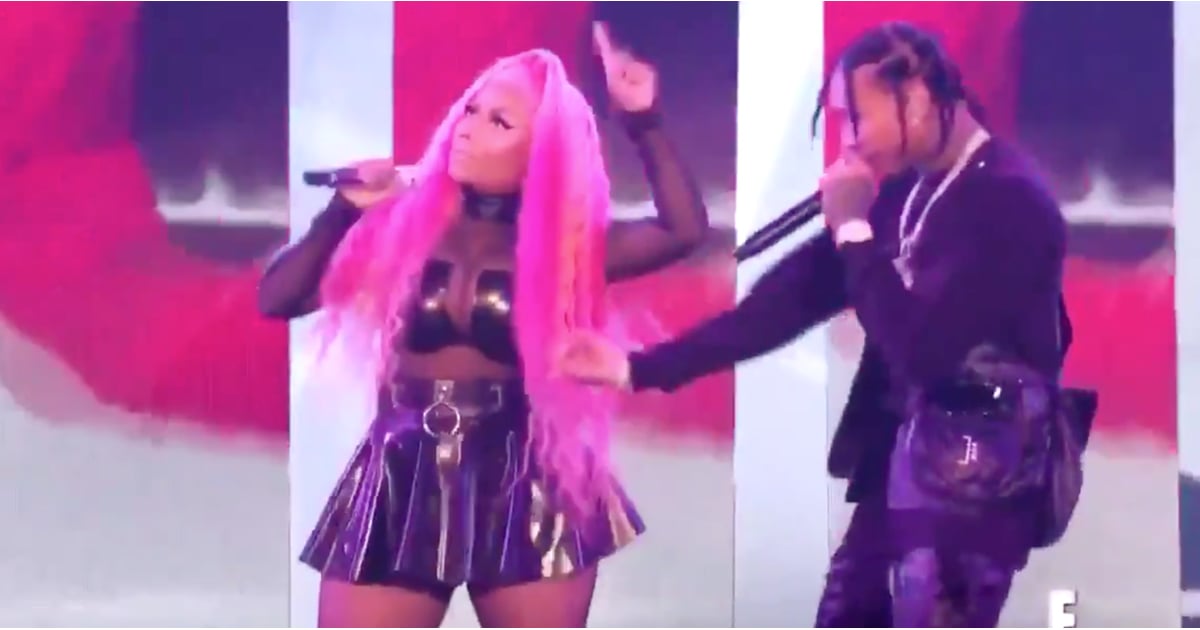 Nicki Minaj 2018 Peoples Choice Awards Performance Video Popsugar Entertainment