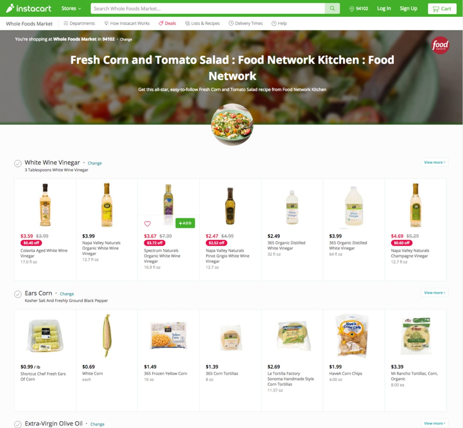 Food Network Recipes on Instacart | POPSUGAR Food
