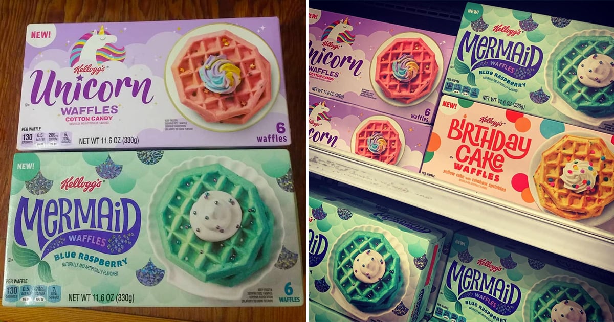 Kellogg's Has New Mermaid, Unicorn, & Birthday Cake Waffles | POPSUGAR ...