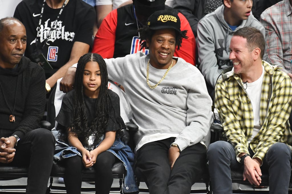 Blue Ivy Wore Fendi Boots to the Lakers Game With JAY-Z | POPSUGAR Fashion