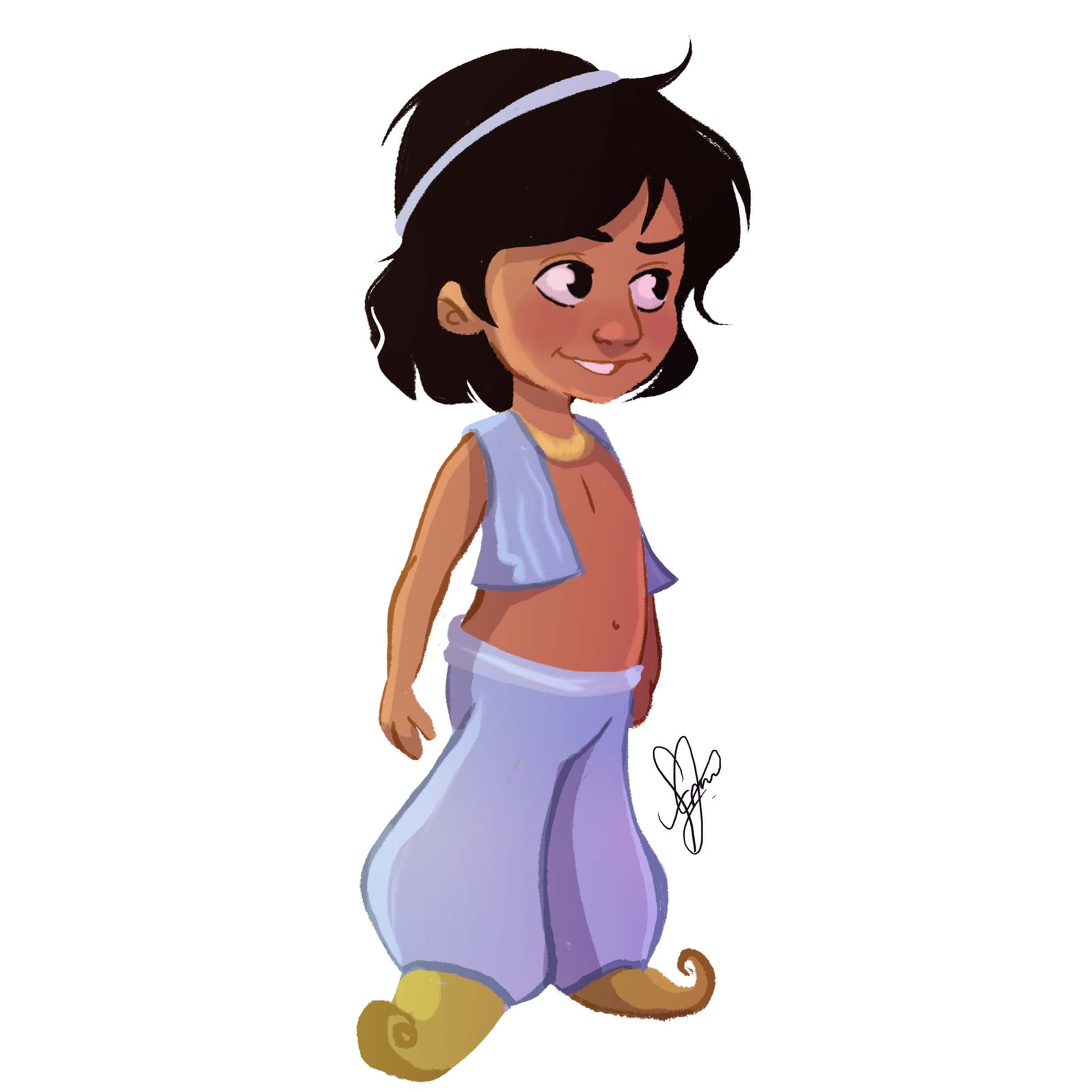 Disney Princesses as Boys Illustrations | PS Love
