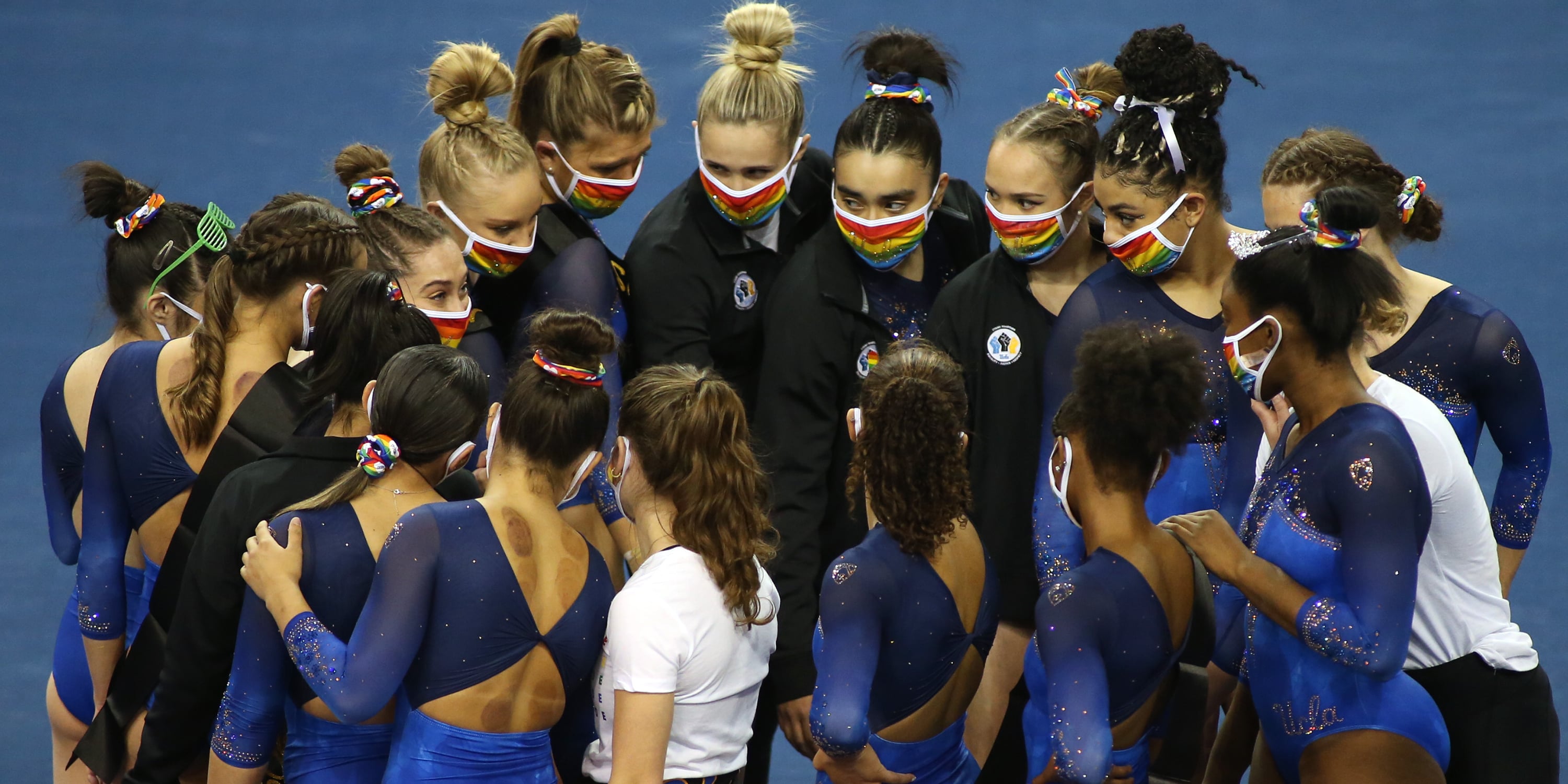 Hilarious Video of UCLA Gymnasts Mic'd Up During Competition | PS Fitness