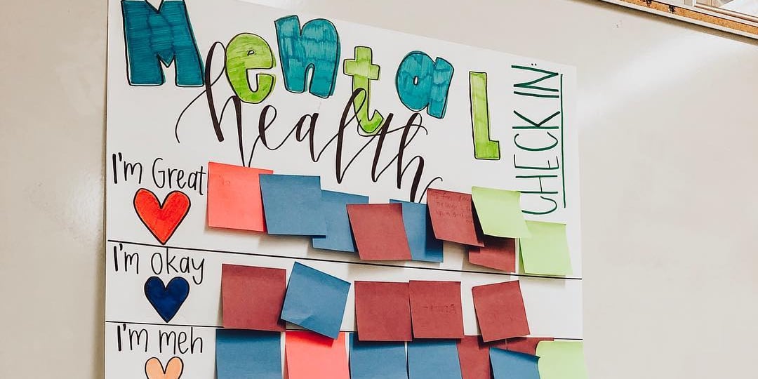 Teacher's Mental Health Check-in Chart For Students | PS Family