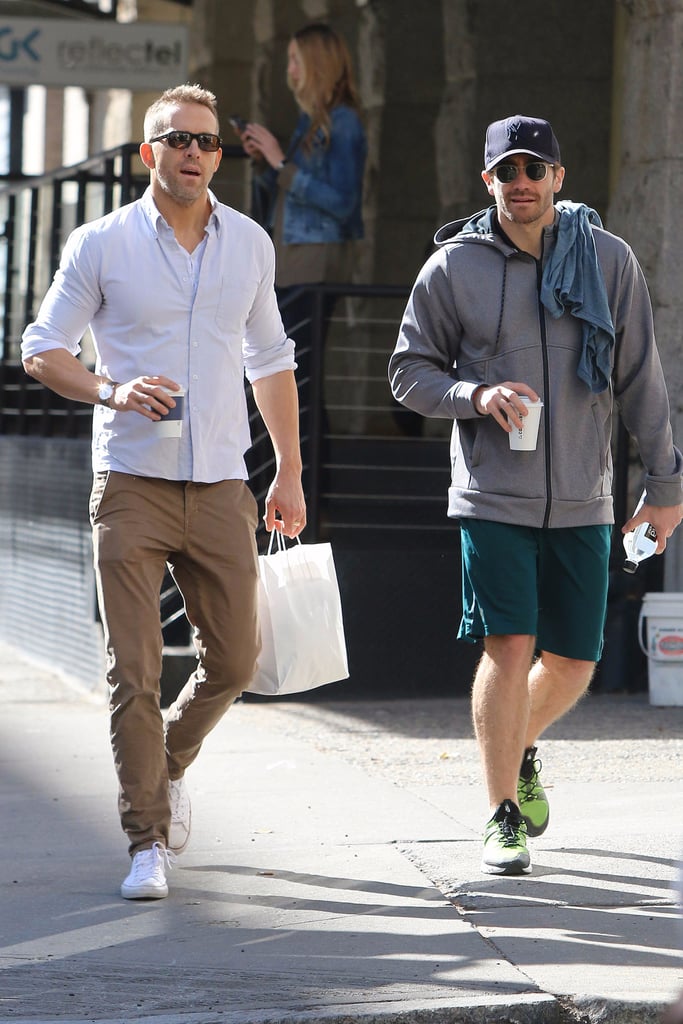 Ryan Reynolds and Jake Gyllenhaal in NYC October 2017 | POPSUGAR Celebrity Ryan Reynolds and Jake Gyllenhaal in NYC October 2017 | POPSUGAR Celebrity