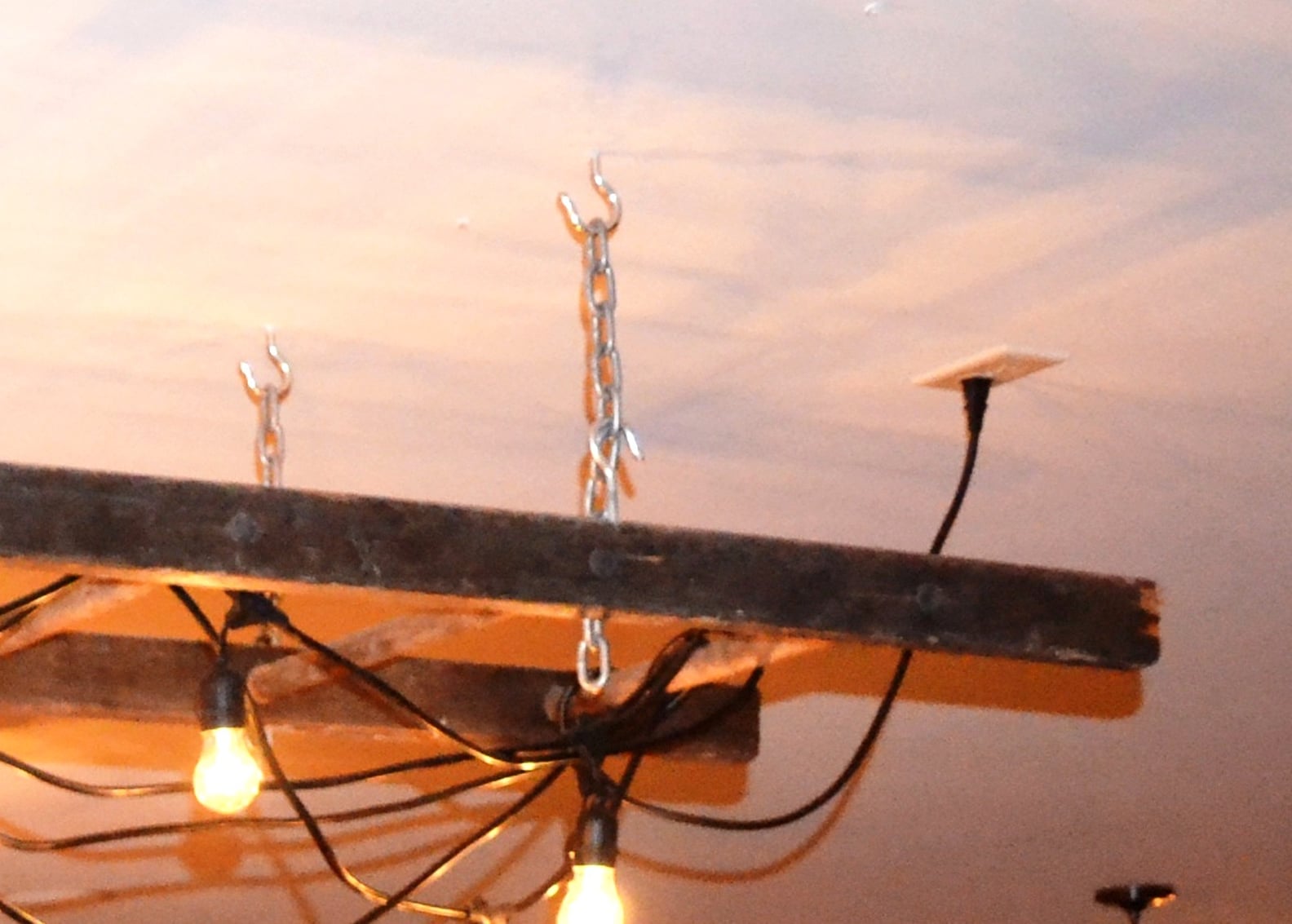 DIY Ladder Chandelier | POPSUGAR Home