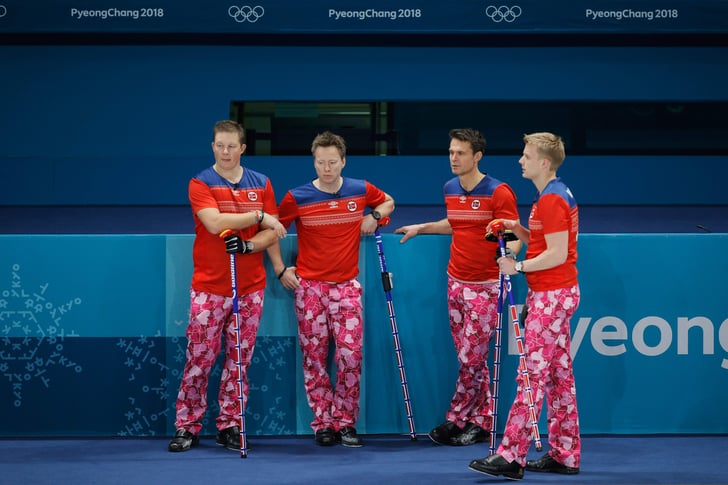 Norwegian Curling Team's Crazy Outfits at 2018 Olympics | POPSUGAR Fitness