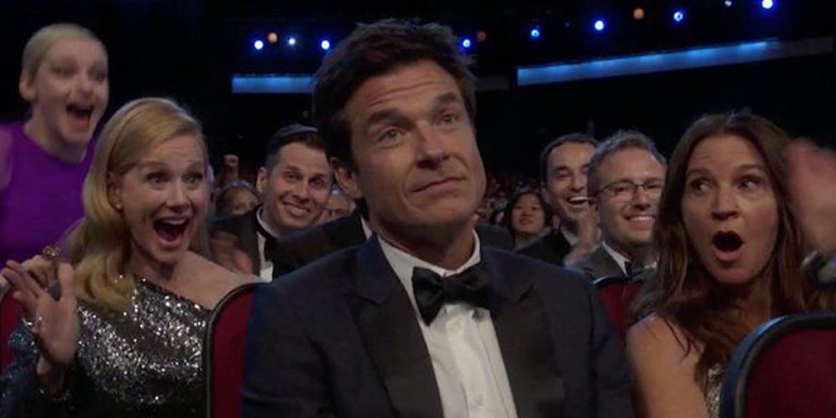 Jason Bateman's Reaction to His Emmys Win Becomes a Meme | POPSUGAR ...