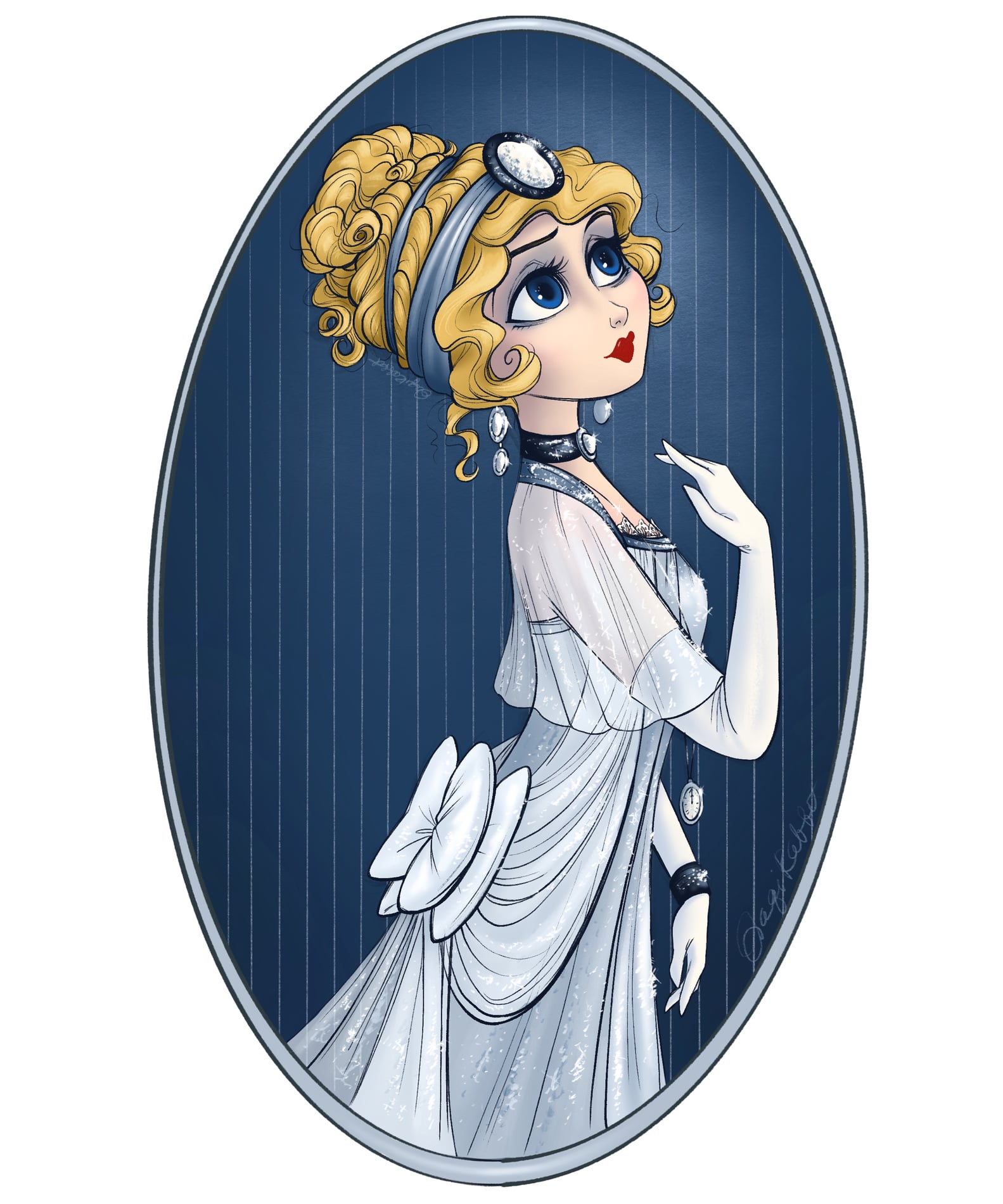1920s-Inspired Illustrations of Disney Princesses | PS Smart Living