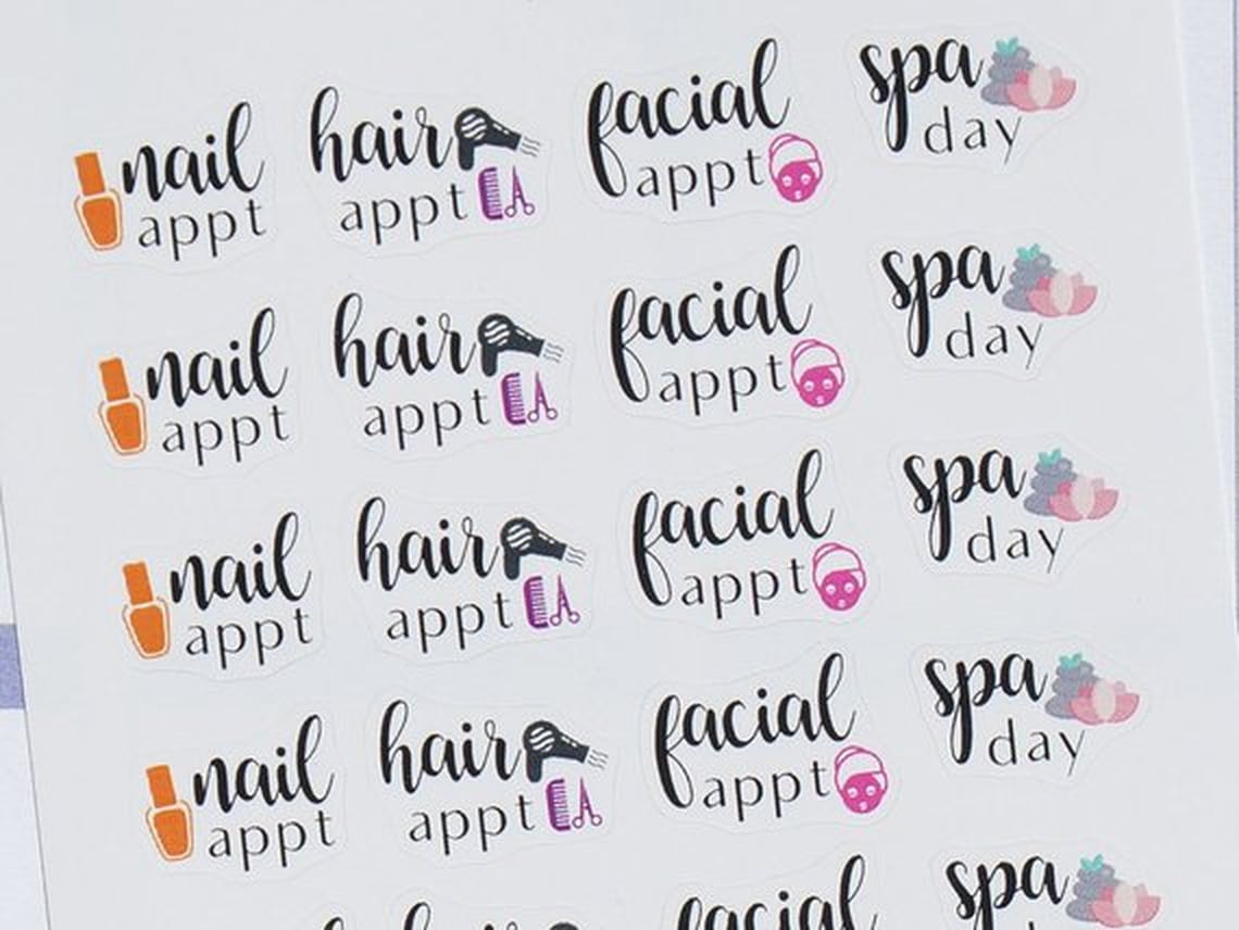 Beauty Planner Stickers | PS Beauty