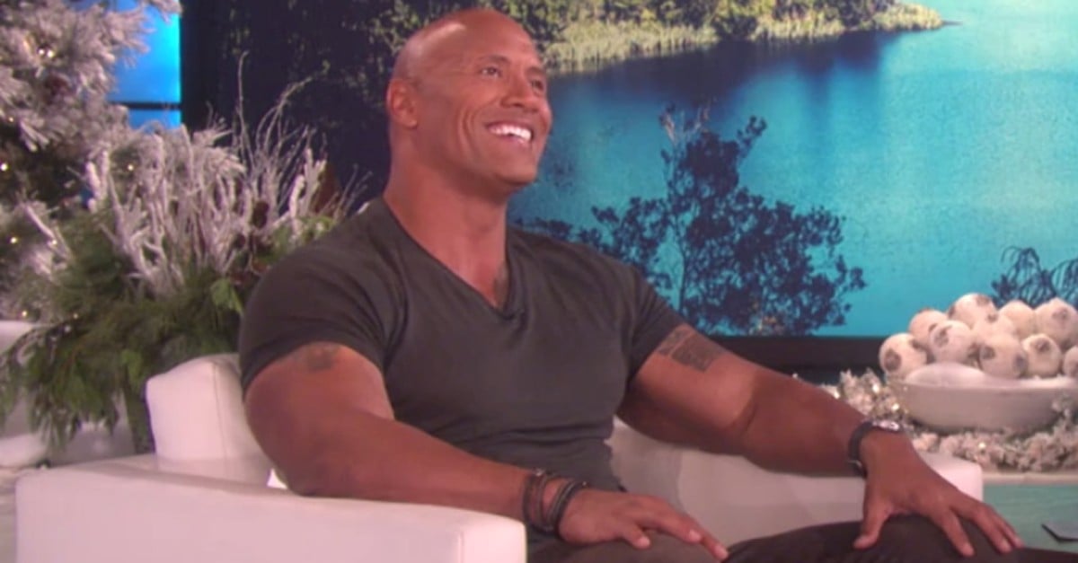 Dwayne Johnson on The Ellen DeGeneres Show November 2016 | POPSUGAR ...
