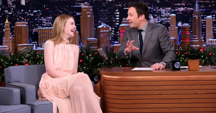 Elle Fanning Talking About Channing Tatum, The Tonight Show | POPSUGAR ...