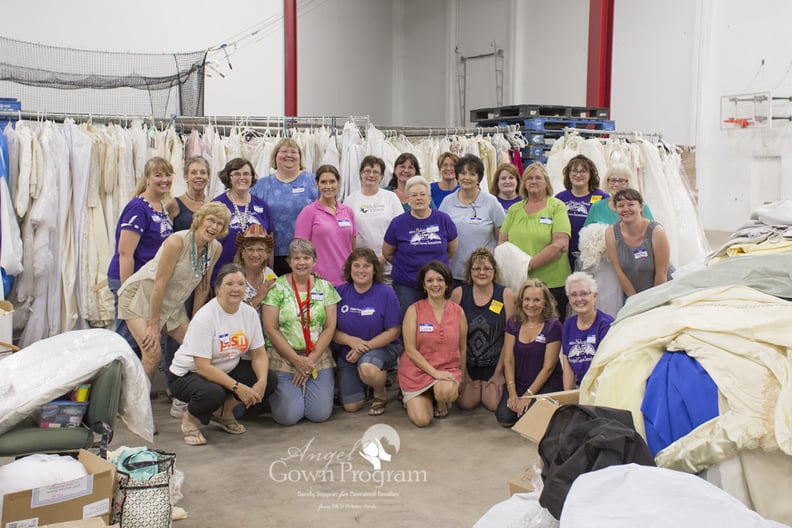 Brides Donate Wedding Dresses to Angel Gown Program | POPSUGAR Family