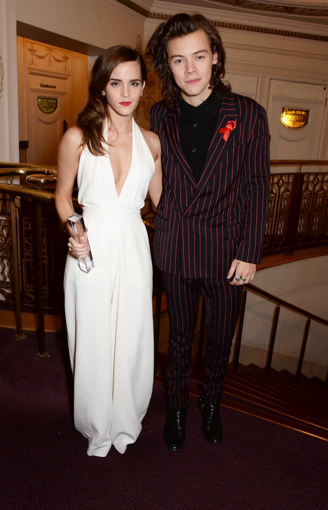 Harry Styles and Emma Watson at British Fashion Awards | POPSUGAR Celebrity