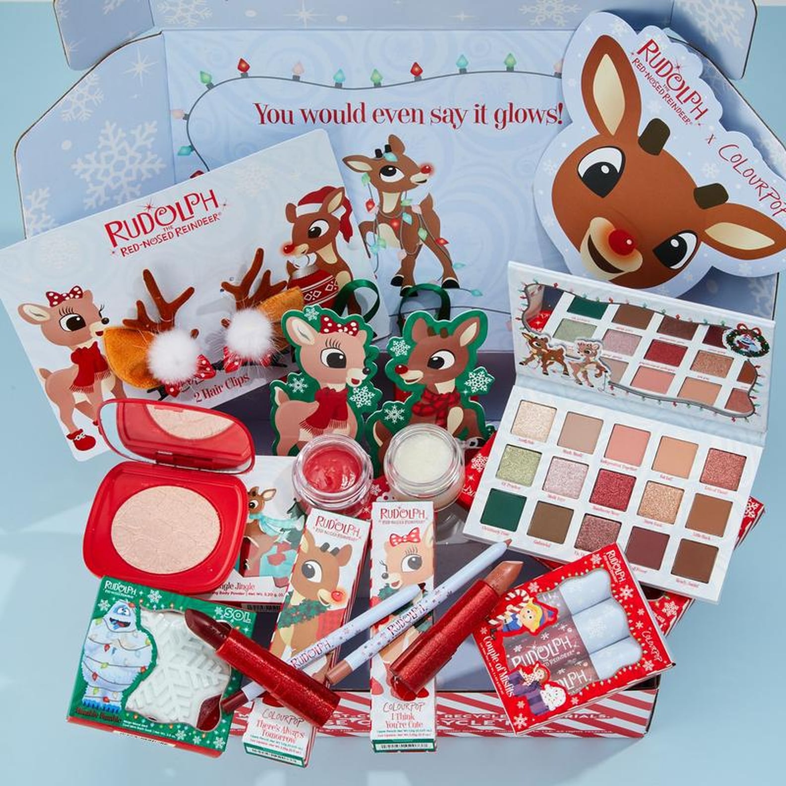 See ColourPop's Rudolph the Red-Nosed Reindeer Collection | POPSUGAR Beauty