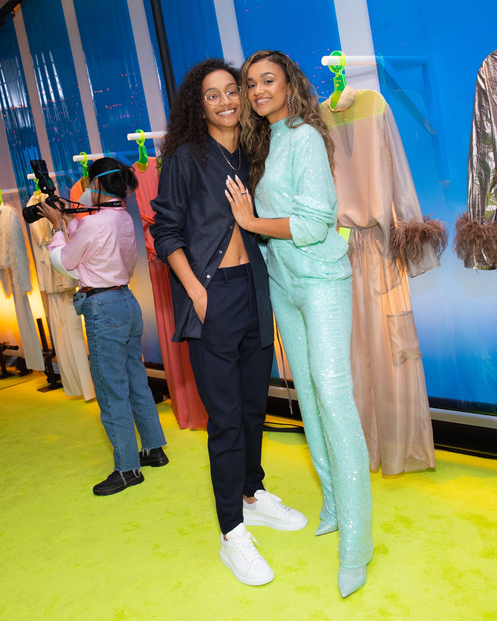 Madison Bailey and Girlfriend Mariah Linney at NYFW: Photos | PS Celebrity