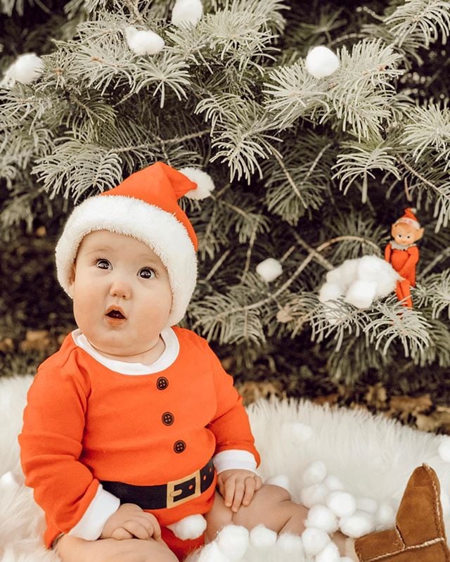 Baby Dressed as Elf on the Shelf 2018 | POPSUGAR Family