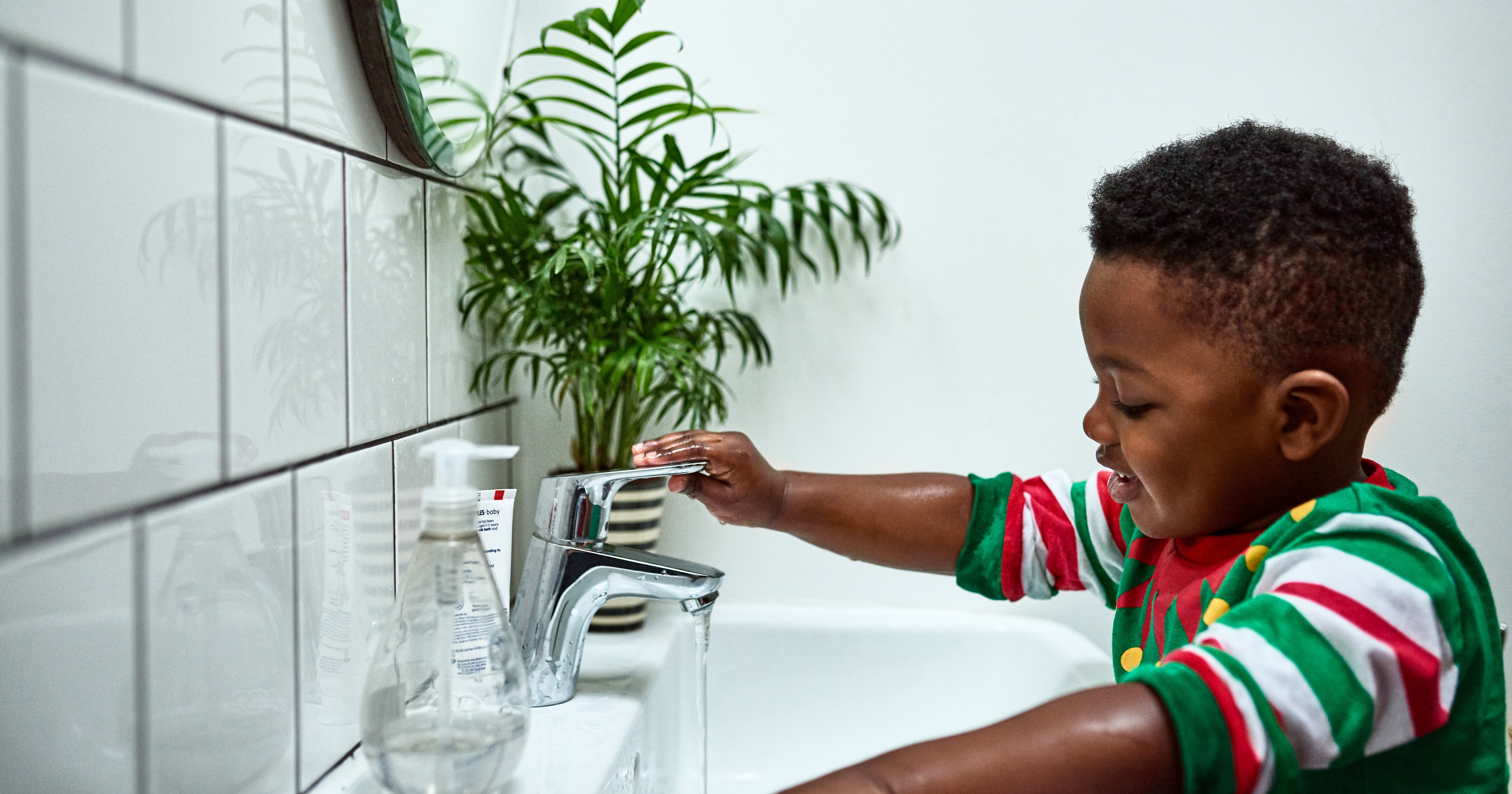 Toddler Washing Hands