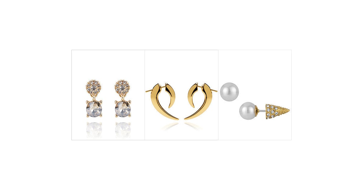 Front-Back Earrings | POPSUGAR Fashion