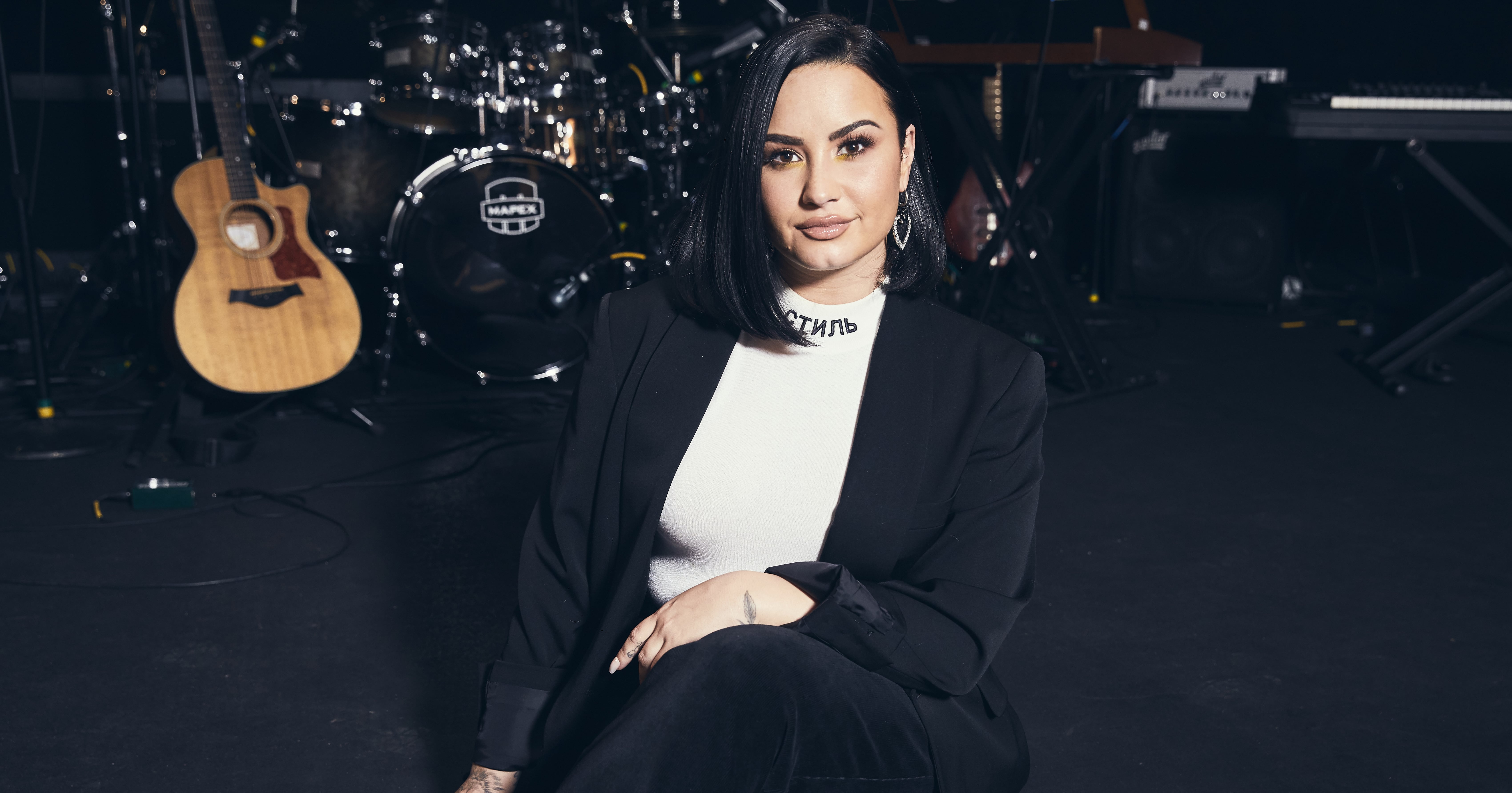 Demi Lovato Talks Grammys and New Music With Zane Lowe Video | POPSUGAR Celebrity