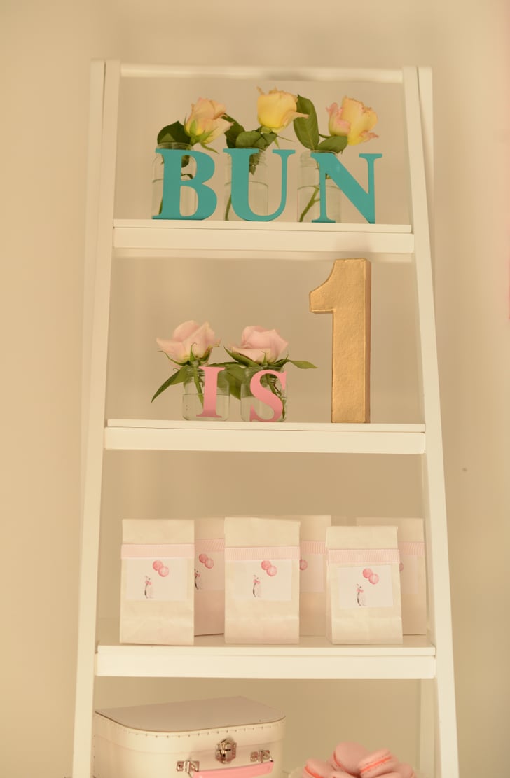 Gift Bag Display | Bunny First Birthday Party Ideas | POPSUGAR Family ...