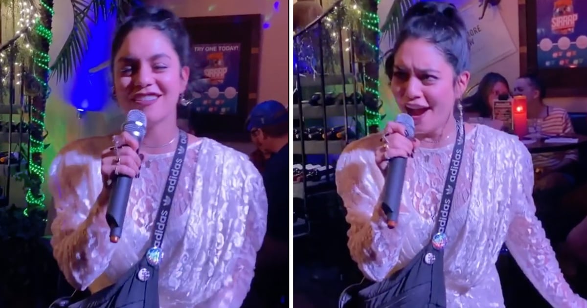 Vanessa Hudgens Singing HSM "Breaking Free" Karaoke Video | POPSUGAR ...