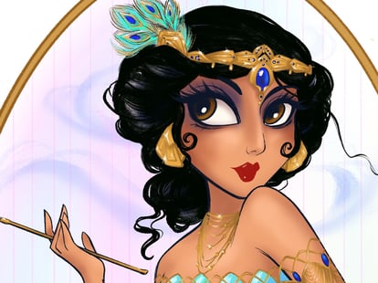 1920s-Inspired Illustrations of Disney Princesses | POPSUGAR Smart Living
