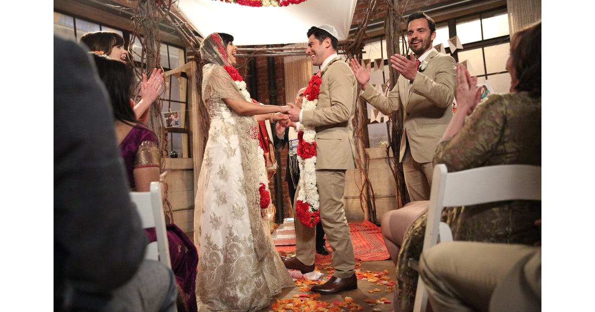 New Girl Schmidt and Cece's Wedding Pictures | POPSUGAR Entertainment ...