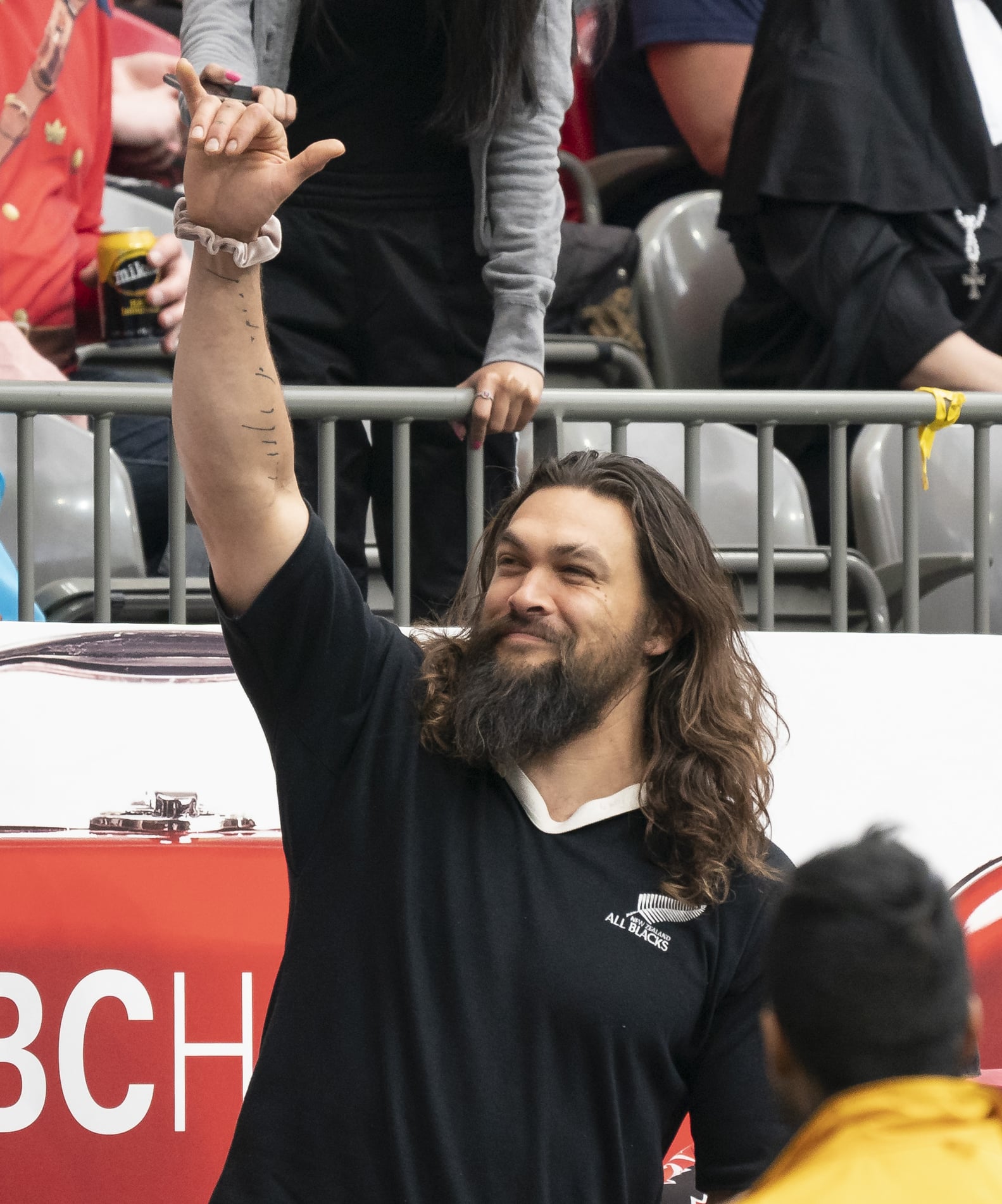 Jason Momoa at Rugby Match in Canada March 2019 | PS Celebrity