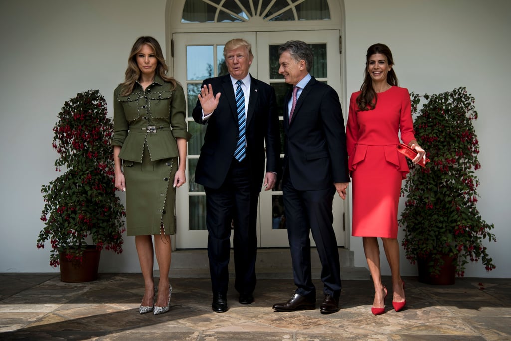 Melania Trump Wears Safari Suit April 2017 | POPSUGAR Fashion