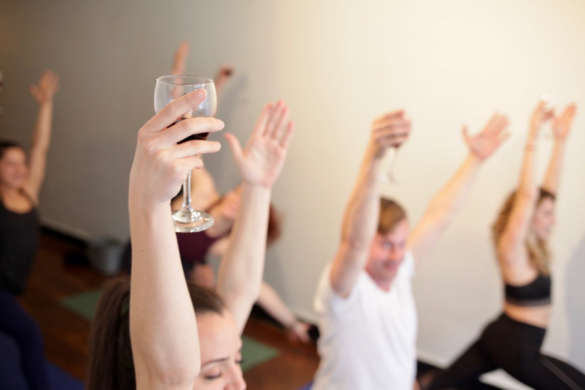 Is Drunk Yoga Safe Popsugar Fitness
