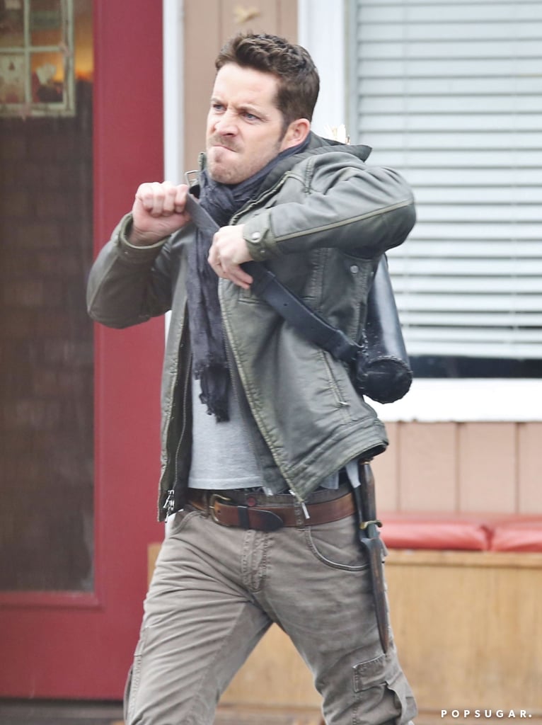 Robin Hood on Once Upon a Time Set November 2016 | POPSUGAR Entertainment