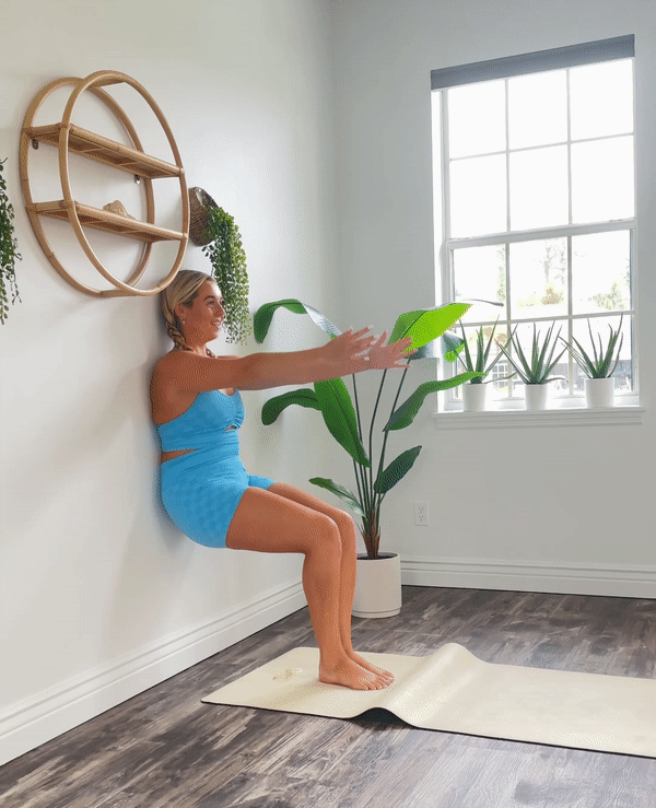15-Minute Wall Pilates Workout | PS Fitness