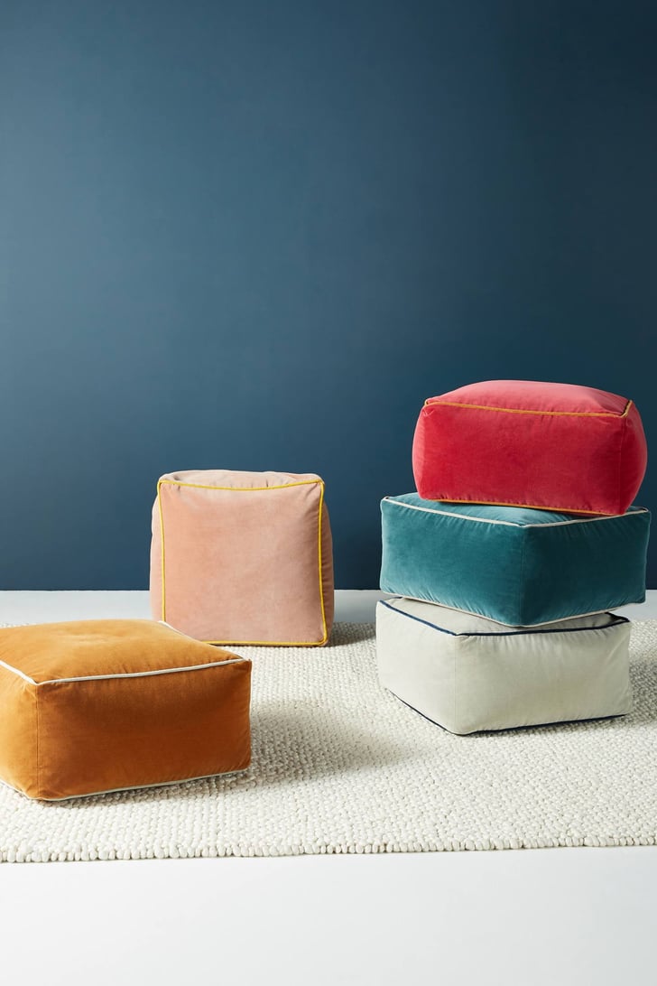 Velvet Pouf | Most Stylish and Functional Furniture From Anthropologie ...