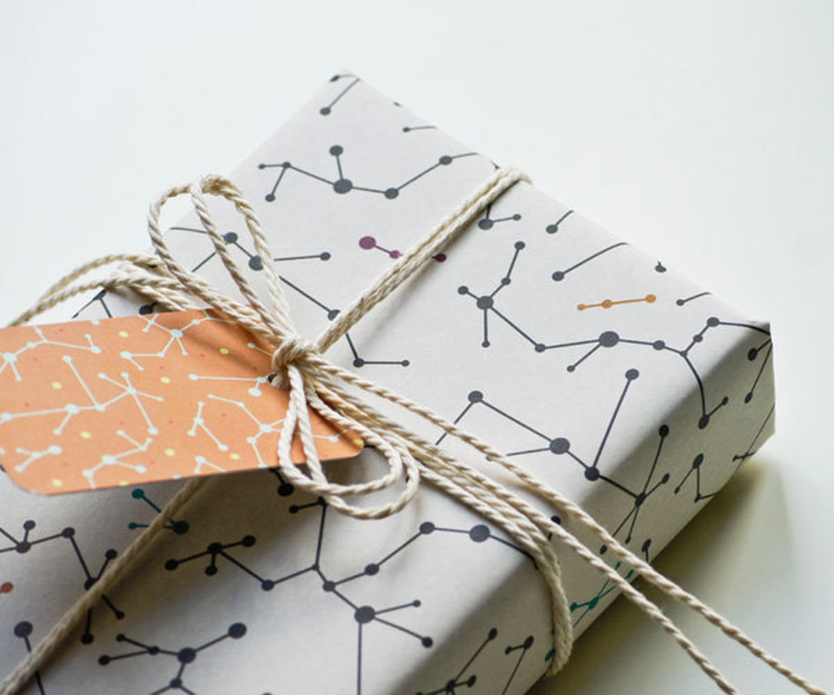 Funny Geek Wrapping Paper Ps Tech