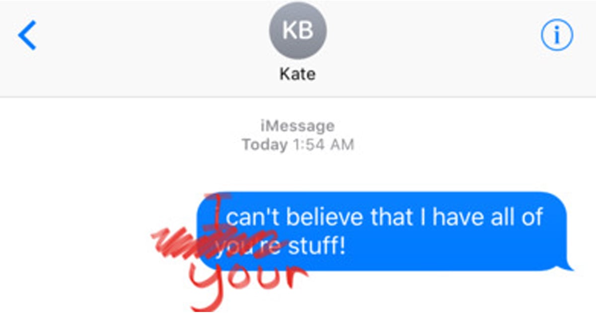 Grammar Snob Sticker App | POPSUGAR Tech