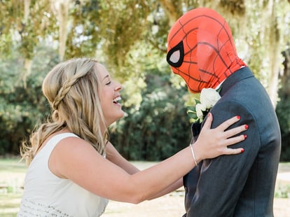 This Spider-Man-Themed Wedding Is "Marvel-ous" | POPSUGAR Love & Sex