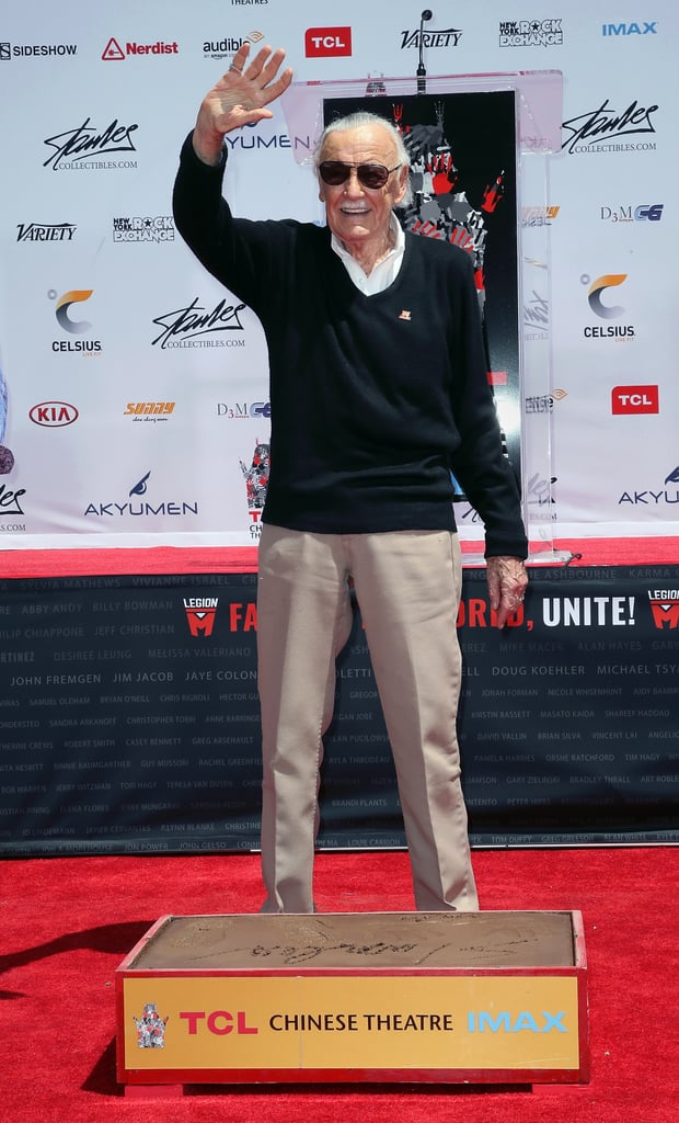 Stan Lee Hand and Footprint Ceremony Pictures July 2017 | POPSUGAR ...